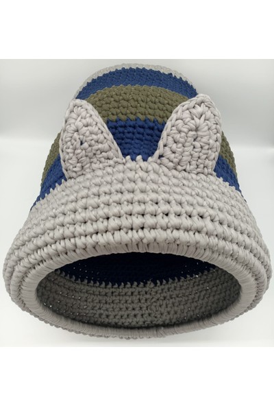 Örgücüm Yıkanabilir Kedi Köpek Yatağı Yuvası 35 x 40 cm