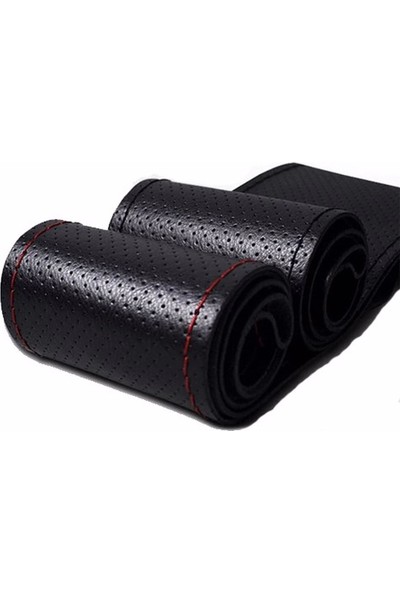 Eraks Direksiyon Kılıfı Dikmeli (Kırmızı)