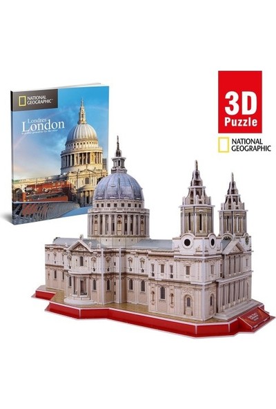 Oyuncak Zinciri Cubic Fun National Geographic Serisi Aziz Paul Katedrali 107 Parça / 3 Boyutlu Puzzle Oyuncak Zinciri Cubic Fun National Geographic Serisi Aziz Paul Katedrali 107 Parça / 3 Boyutlu Puzzle