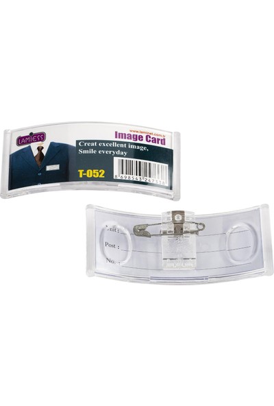 Lamiess T-052 Iğneli Yaka Isimliği 25'li