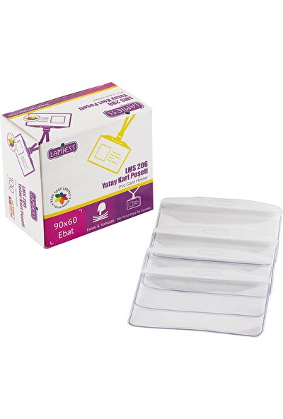 Lamiess Lms 206 Yatay Pvc Standart Kart Poşeti