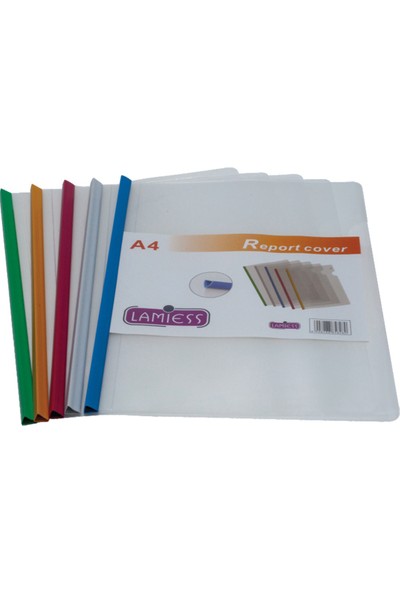 Lamiess 10 mm Plastik Profilli Cilt Kapağı 50 Adet Lamiess 10 mm Plastik Profilli Cilt Kapağı 50 Adet