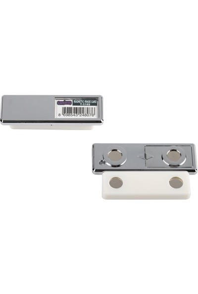 Lamiess T-518G Altın Mıknatıslı Yaka Isimliği 25'li