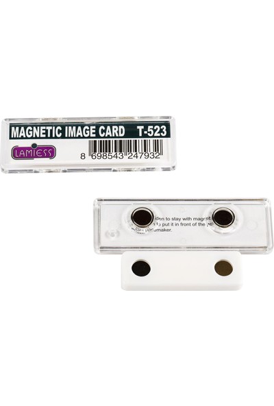 Lamiess T-521 Mıknatıslı Yaka Isimliği
