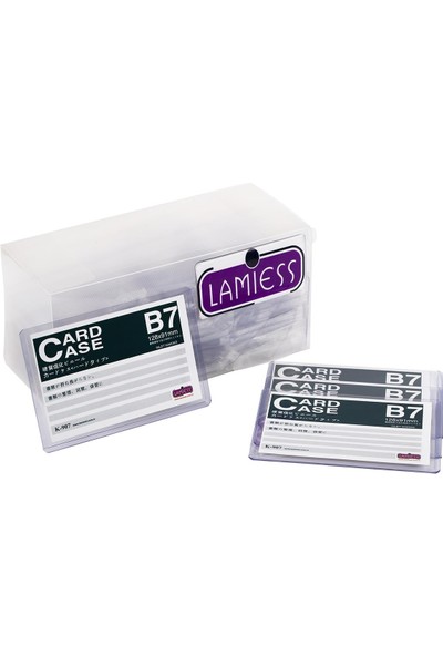 Lamiess B-7 H Yatay Pp Plastik Kart Koruyucu