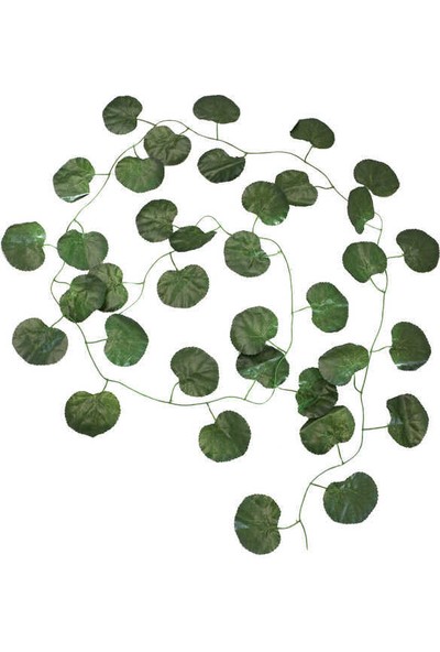 Meran Dekoratif Yapay Sarmaşık Yuvarlak Yaprak Yapay Çiçek Dekoru 230 cm 1 Adet