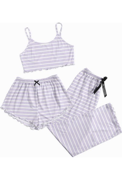 Kiss Süpersoft Lino2 3 Lü Pijama Seti