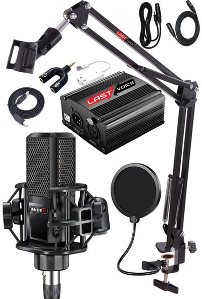Midex MX-2020 Phantom Set Stüdyo Kayıt Seti Paketi Midex MX-2020 Phantom Set Stüdyo Kayıt Seti Paketi