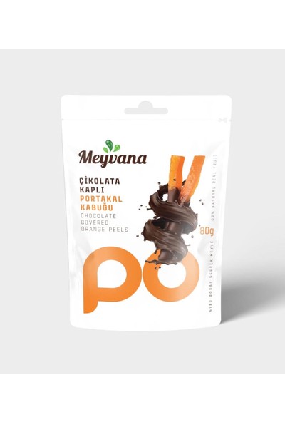 Meyvana Bitter Çikolata Kaplı Portakal Çubukları