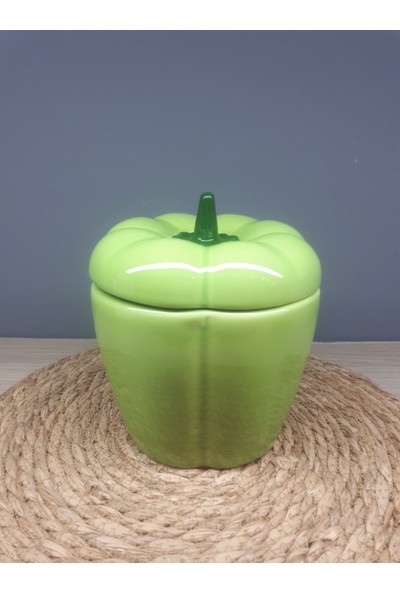 Lotus By ZClasee Seramik Küçük Boy Kapaklı Kavanoz - Biber Kavanoz Lotus By ZClasee Seramik Küçük Boy Kapaklı Kavanoz - Biber Kavanoz