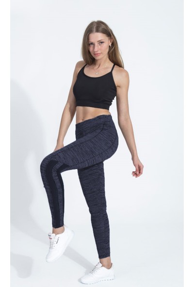 Nike Indigo Renk Dalgıç Terletmez Kadın Spor Tayt