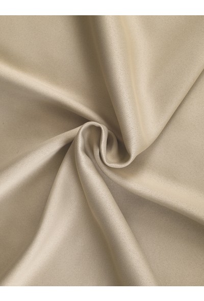 Belnido Bej Blackout Karartma Güneşlik Hazır Star Fon Perde 80 x 260