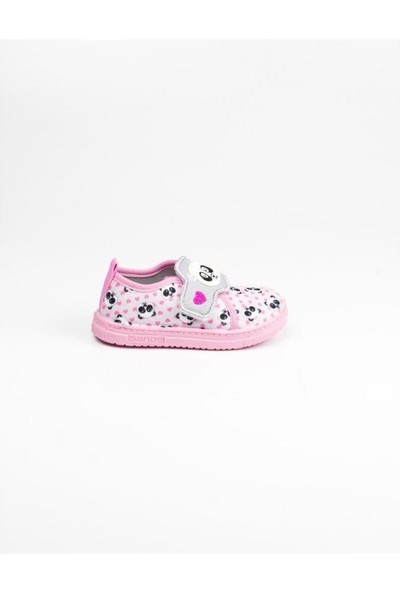 Sanbe Kız Çocuk Pandalı Cırtlı Panduf 106 P 114 Pembe