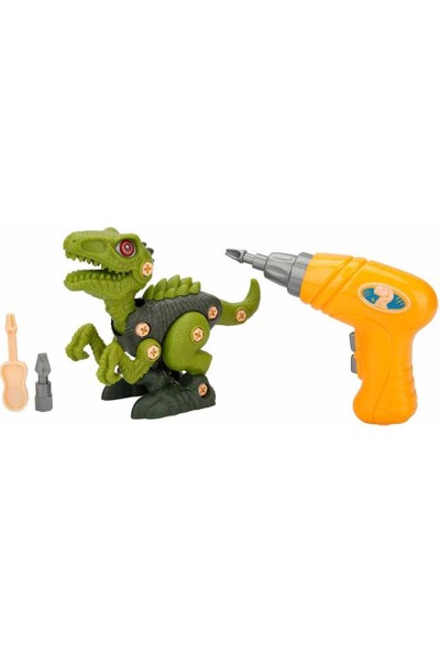 Sunman Sök Tak Dinozor ve Hareketli Matkap Seti