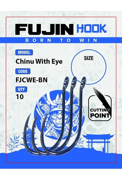 Fujin Chinu With Eye Delikli Çapraz Olta Kancası Fujin Chinu With Eye Delikli Çapraz Olta Kancası
