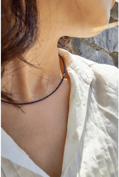 Opia Lapis Doğal Taş Kolye Opia Lapis Doğal Taş Kolye