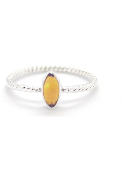 Opia Opal Taşı Gümüş Yüzük