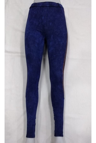 Colezium Pantolon Tayt Deri Şeriitli