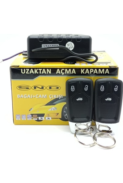 Snd 12 Volt Merkezi Kilit Açma Kapama (Bagaj-Cam Çıkışlı) Snd 12 Volt Merkezi Kilit Açma Kapama (Bagaj-Cam Çıkışlı)
