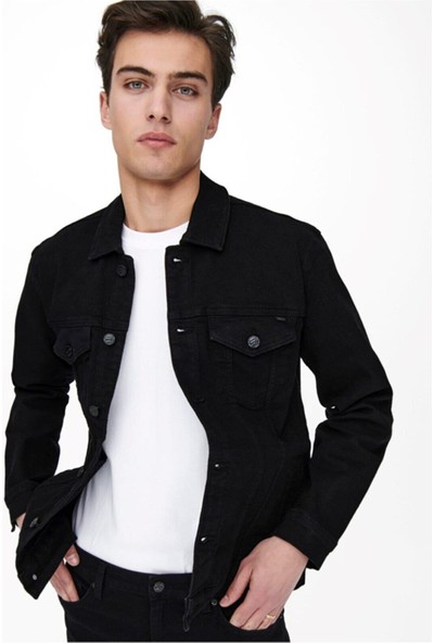 Only & Sons Erkek Kot Ceket Onscoin Trucker 22021480