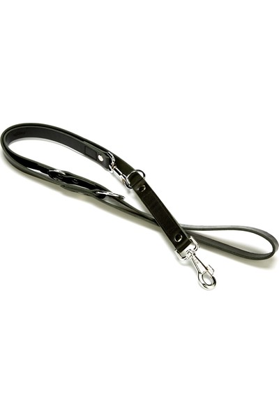 Doggie Ayarlanabilir Seri Premium Deri Köpek Gezdirme Kayışı 2 x 12-90 cm Siyah Doggie Ayarlanabilir Seri Premium Deri Köpek Gezdirme Kayışı 2 x 12-90 cm Siyah