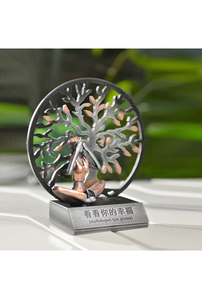 Diğer Hayat Ağacı Yoga Figürü Görmedim Turuncu