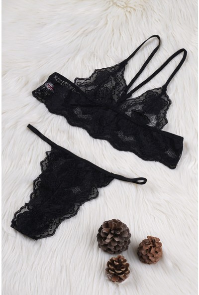 Mite Love Kadın Dantel Detaylı Ikili Takım