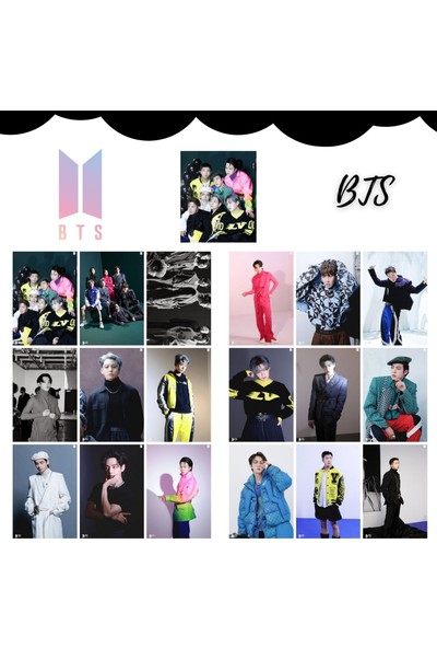 Kpop Dünyası Bts '' Vogue '' Fotokart Seti