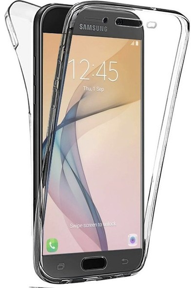 Teknomoda Samsung Galaxy J7 Prime 2 360 Kılıf Şeffaf Silikon Ön Arka Teknomoda Samsung Galaxy J7 Prime 2 360 Kılıf Şeffaf Silikon Ön Arka