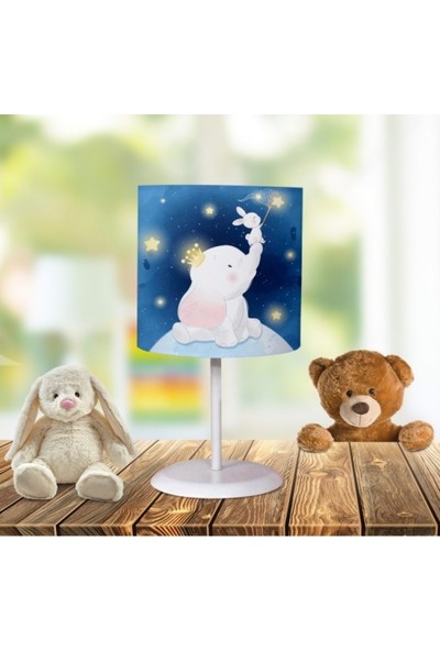 Shoppy11 Aydaki Sevimli Dostlar Çocuk Odası Abajur Shoppy11 Aydaki Sevimli Dostlar Çocuk Odası Abajur