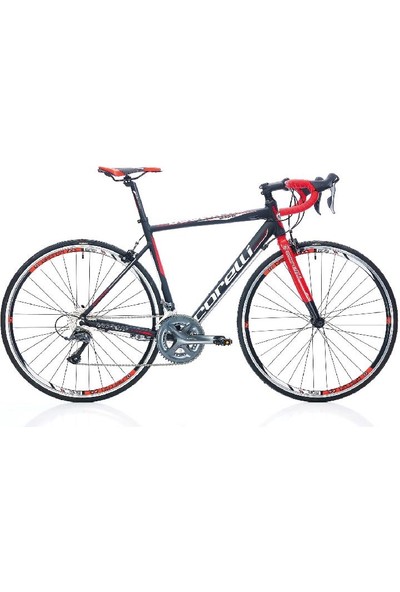 Corelli Boolva RC300 700C 54 Yol - Yarış Bisikleti Siyah-Kırmızı