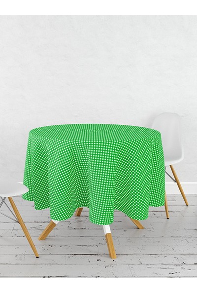 Belnido Home Pötikare Yuvarlak Dertsiz Masa Örtüsü Piknik Örtüsü MSY90003V1 Belnido Home Pötikare Yuvarlak Dertsiz Masa Örtüsü Piknik Örtüsü MSY90003V1