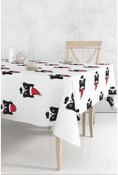 Belnido Home Premium Raşel Dokuma Masa Örtüsü 140 x 140 cm MSYB0023-MSK