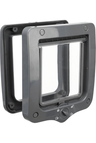 Trixie Kedi Kapısı, Dört Yönlü, 20 x 22 Cm, Gri Trixie Kedi Kapısı, Dört Yönlü, 20 x 22 Cm, Gri