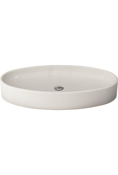 Bocchi Vessel Elips Çanak Lavabo 85 cm Parlak Bisküvi 1014-014-0125 Bocchi Vessel Elips Çanak Lavabo 85 cm Parlak Bisküvi 1014-014-0125