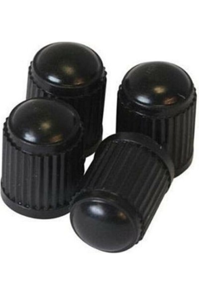 Asroya 12 Adet Üniversal Siyah Plastik Standart Lastik Sibop Kapağı Seti 4x3 Set Asroya 12 Adet Üniversal Siyah Plastik Standart Lastik Sibop Kapağı Seti 4x3 Set
