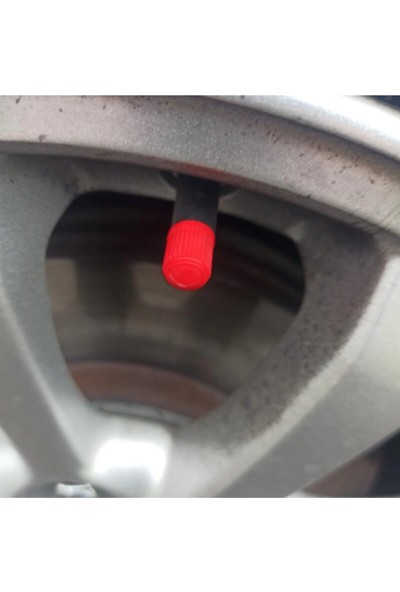 Asroya 12 Adet Üniversal Kırmızı Plastik Standart Lastik Sibop Kapağı Seti 4x3 Set Asroya 12 Adet Üniversal Kırmızı Plastik Standart Lastik Sibop Kapağı Seti 4x3 Set