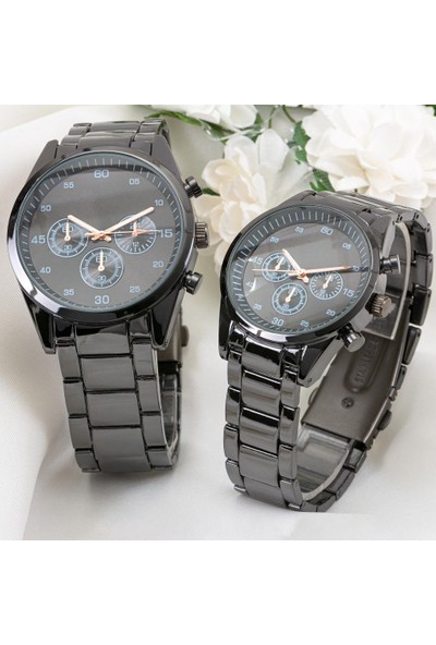 Saattino Sevgililer Günü Hediyesi Sevgili Kombini Kadın Erkek Kol Saat ST-304029