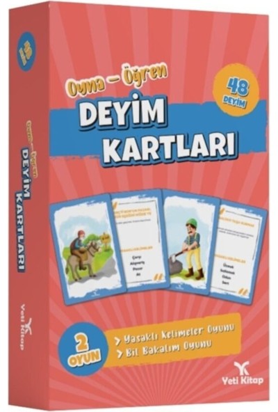 Yeti Kitap Deyim Kartları (Oyna-Öğren) Yeti Kitap Deyim Kartları (Oyna-Öğren)