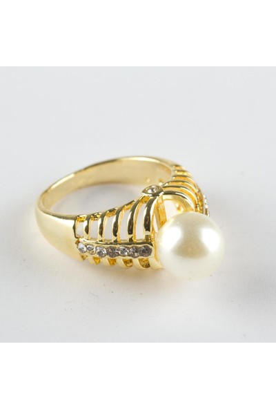 Yosemite Jewelry Inci Taşlı Gold Yüzük Yosemite Jewelry Inci Taşlı Gold Yüzük