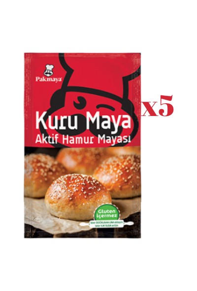 Pakmaya Kuru Maya 100 gr x 5'li Pakmaya Kuru Maya 100 gr x 5'li