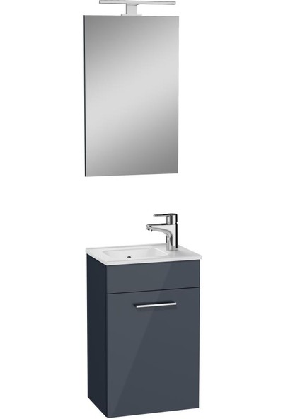 Vitra Mia 75065 Banyo Dolabı Seti Kapaklı 40 cm Parlak Antrasit Vitra Mia 75065 Banyo Dolabı Seti Kapaklı 40 cm Parlak Antrasit