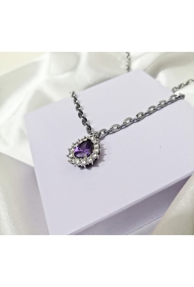 Vica Pota Kristal Damlası Kolye Vica Pota Kristal Damlası Kolye