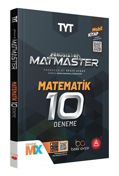 A Yayınları Matmaster TYT Matematik 10 Deneme Bekosistem (Ciltli) A Yayınları Matmaster TYT Matematik 10 Deneme Bekosistem (Ciltli)