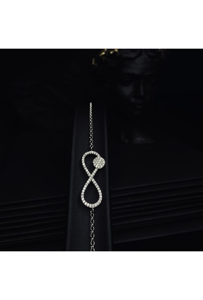 Wena Jewelry 925 Ayar Gümüş Sonsuzluk Özel Tasarım Bileklik
