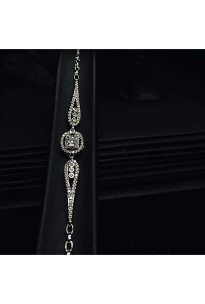 Wena Jewelry 925 Ayar Gümüş Yuvarlak Baget Bileklik Wena Jewelry 925 Ayar Gümüş Yuvarlak Baget Bileklik