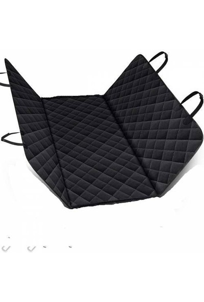 Herşey Marketing Sıvı Geçirmez Arka Koltuk Evcil Hayvan Örtüsü Koltuk Koruyucu Şilte Kedi Köpek Koltuk Kılıfı 140X130 cm Siyah