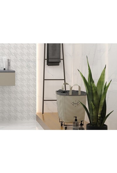 Graniser 30 x 60 Granıser Icon Beyaz 1,44 1klt (Banyo Duvar Seramik) 1 Kutu 1.44 M2