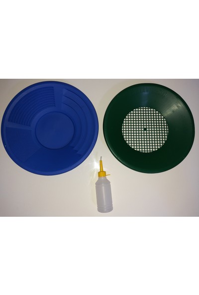 In Mekanik Gold- (Pan Üstü Elek-Altın Vakum Pompası ve Mavi Pan ) (Elek Delik Çapı 8 mm Dir )