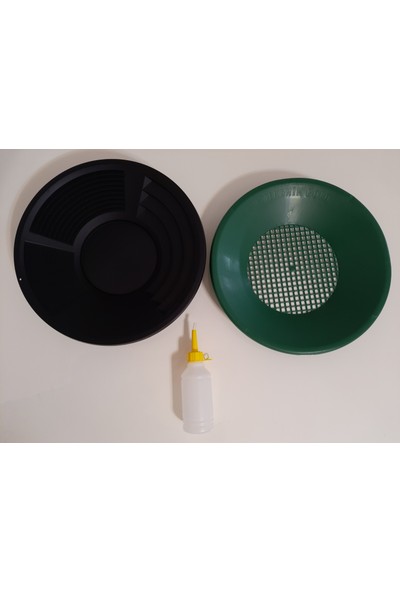 In Mekanik Gold- (Pan Üstü Elek-Altın Vakum Pompası ve Siyah Pan ) ( Elek Delik Çapı 8 mm Dir